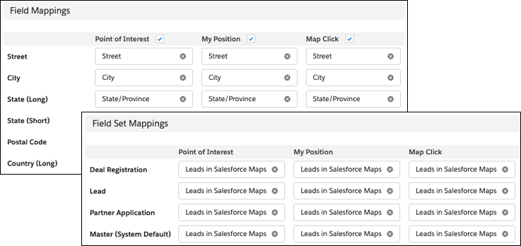Set Up Field Mappings for the Records That Reps Create from Salesforce Maps