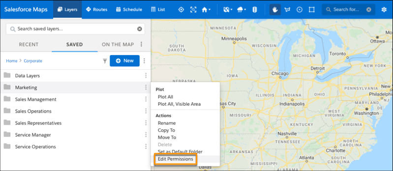 Set Permissions for Shared Folders Used to Organize Layers