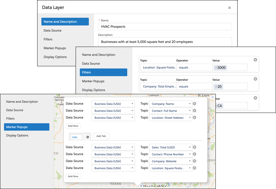 Business Data Examples
