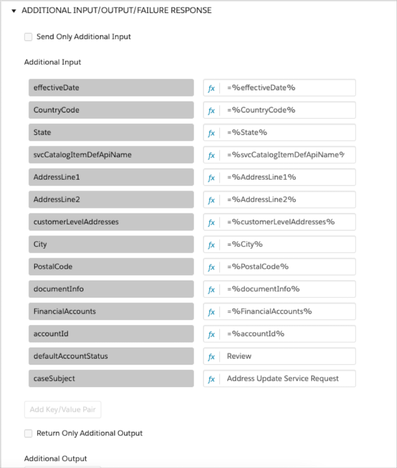 Service Process Studio Request Forms