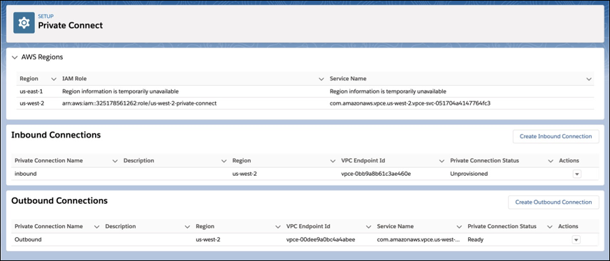 Establish an Inbound Connection with AWS