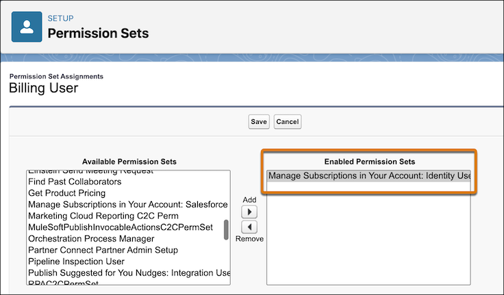 Update Billing Contact Access to the Your Account App