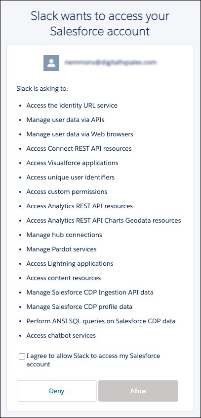 Install Sales Cloud for Slack in Your Company's Workspace