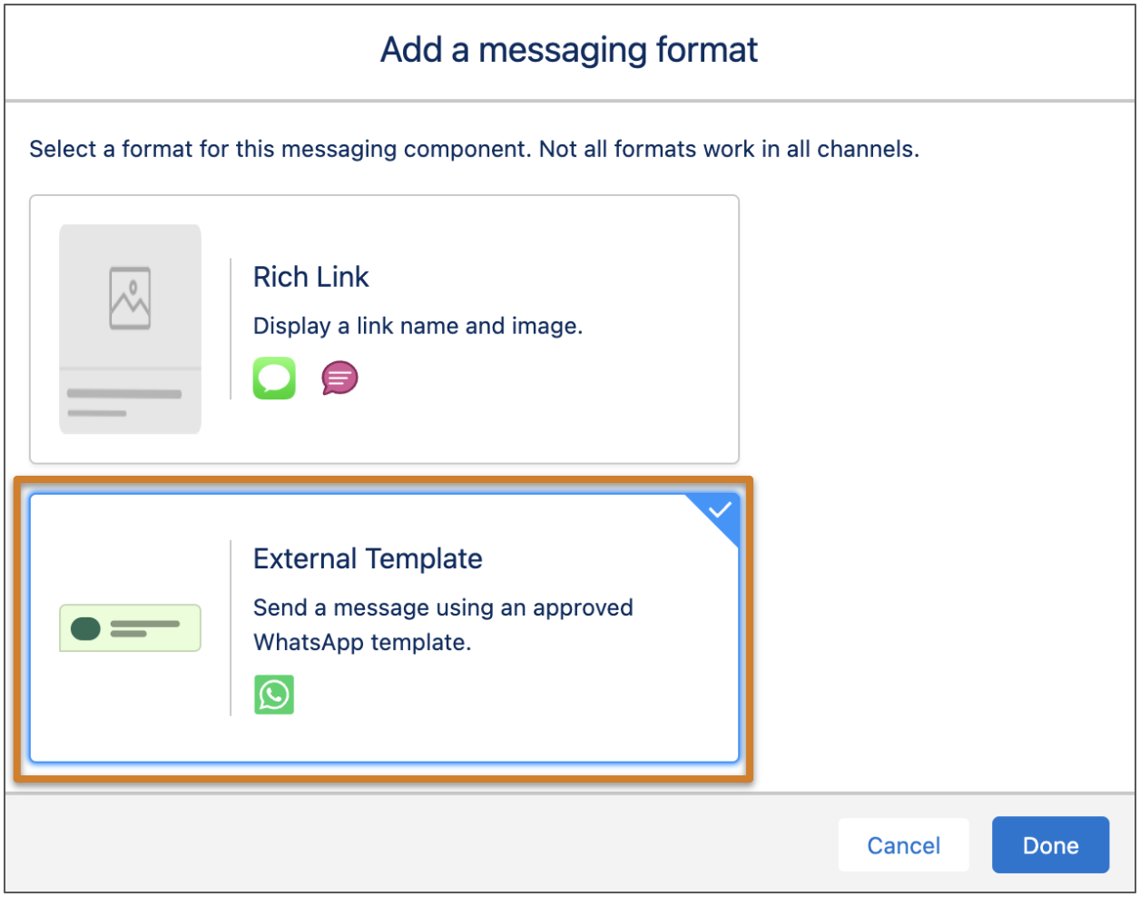 Send Automated Messages in Enhanced Messaging Channels