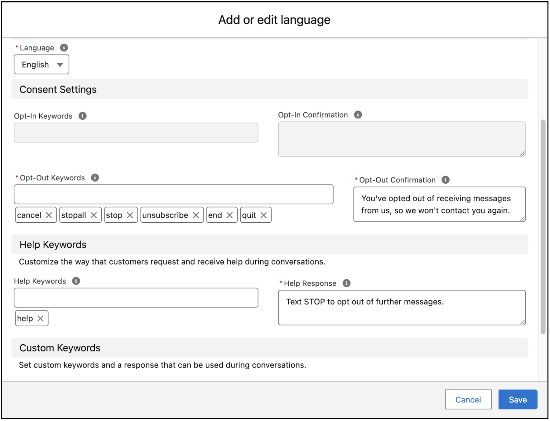 Set Up Business-Initiated Messaging for Enhanced Channels