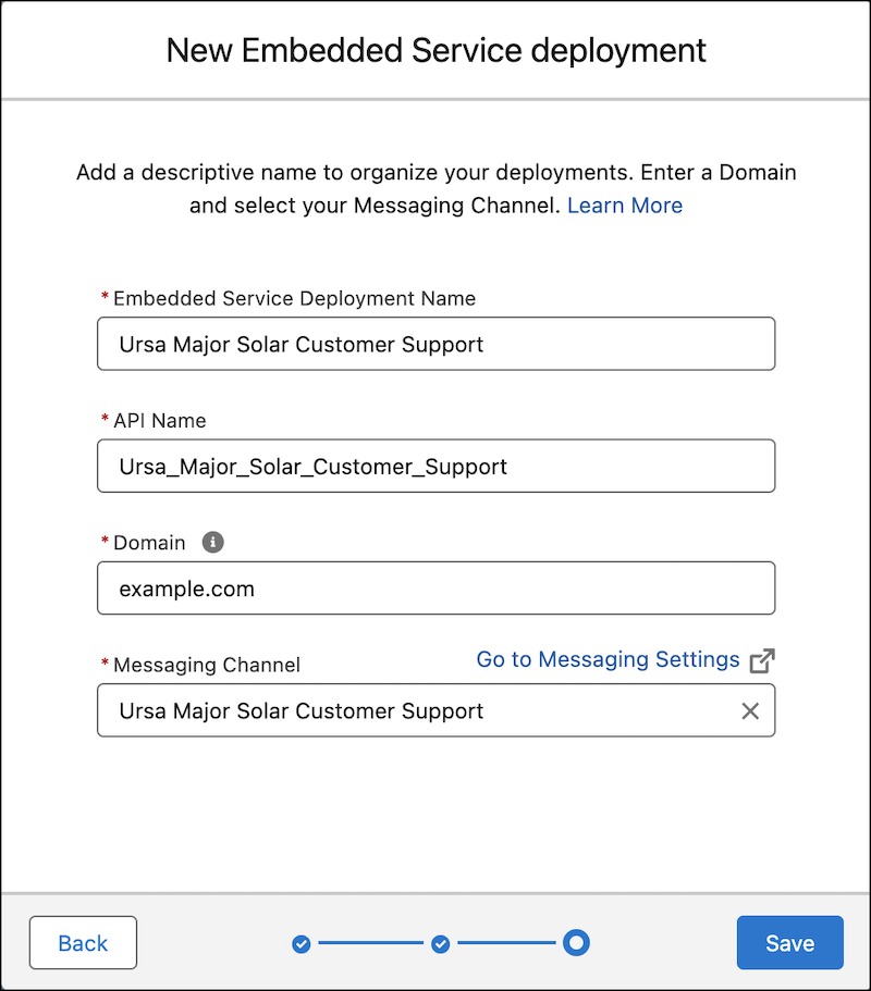 Configure a Messaging for Web Deployment