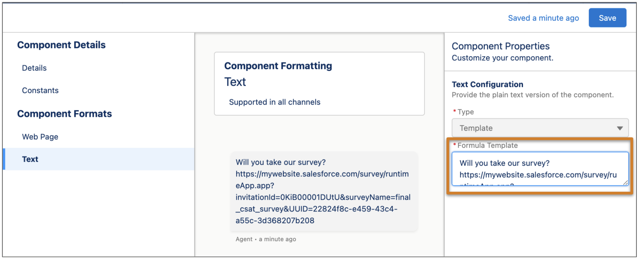Set Up Post-Conversation Surveys for Enhanced Chat