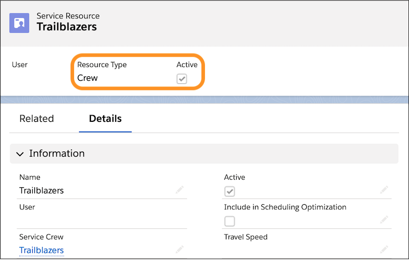 Manage Field Service Crew Membership