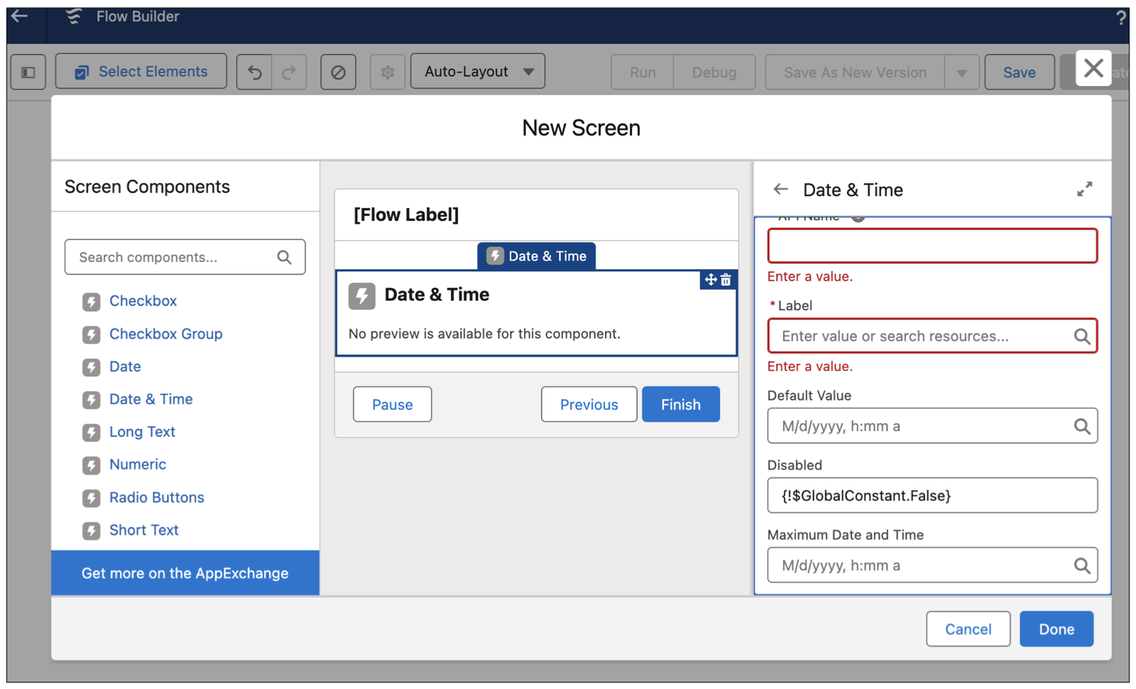 Build a Data Capture Flow