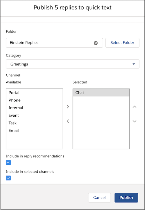 Review and Publish Replies