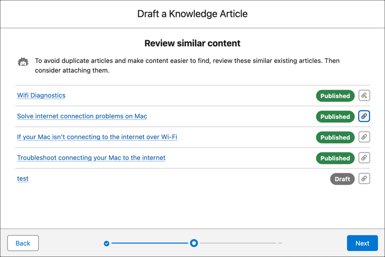 Draft and Save Knowledge Articles with Generative AI