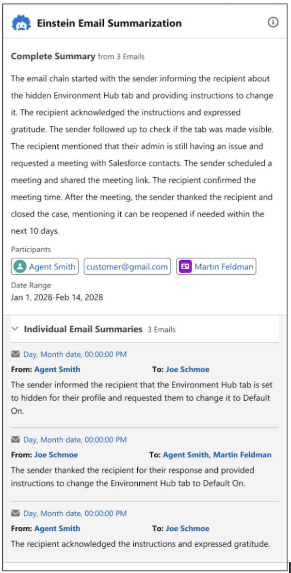 Use Work Summaries in the Console