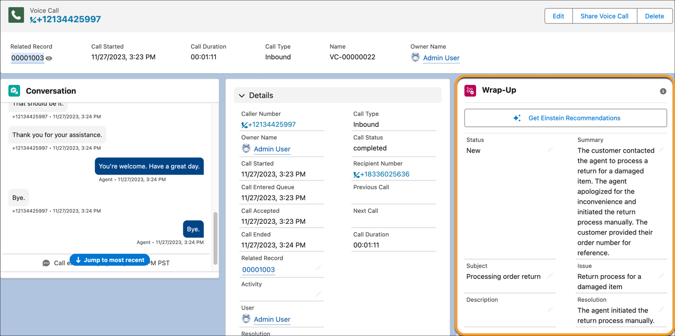 Use Work Summaries In The Console