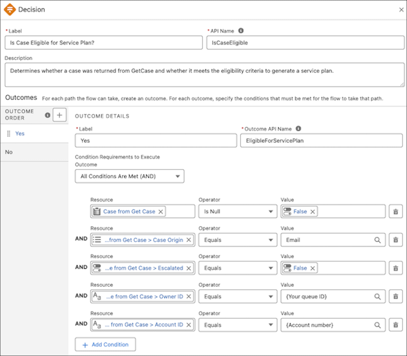 Set Up Service Assistant