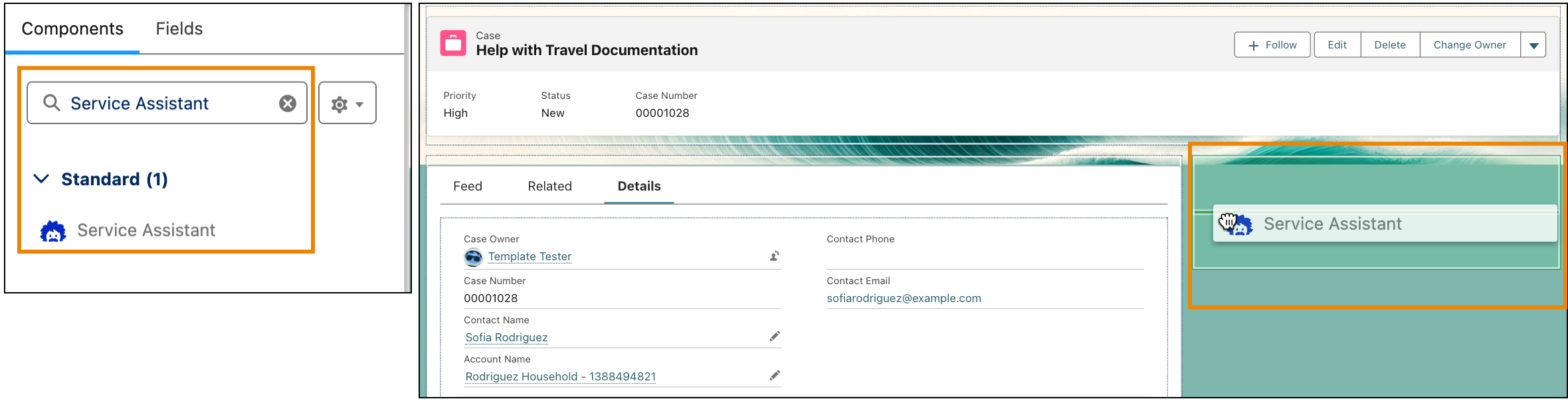 Set Up Service Assistant