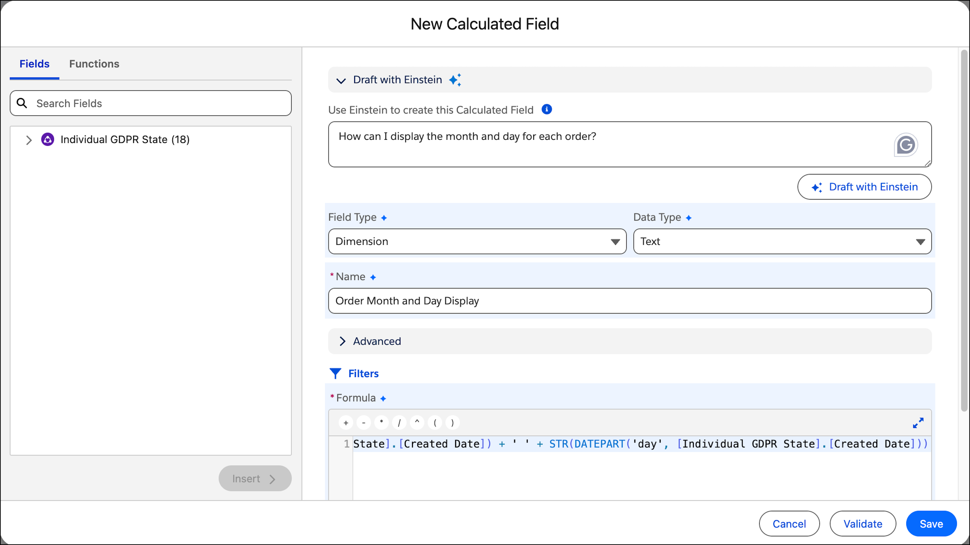 Add a Calculated Field to Your Data