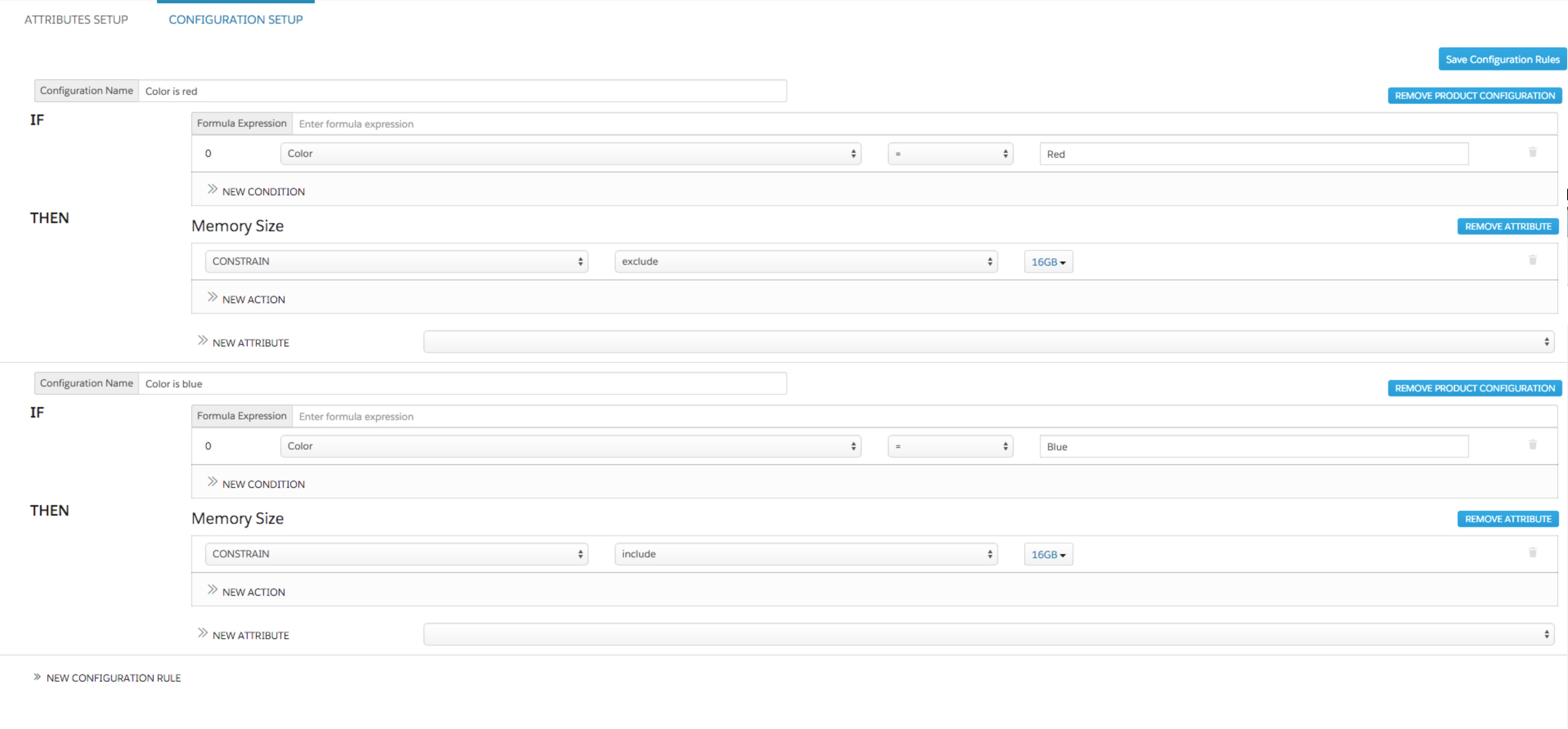 Configure Attribute Rules